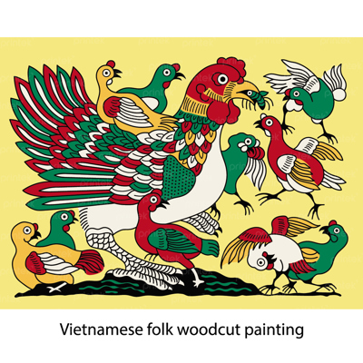 Tranh dân gian, tranh Đông Hồ. In tranh theo yêu cầu, in mọi kích thước ...